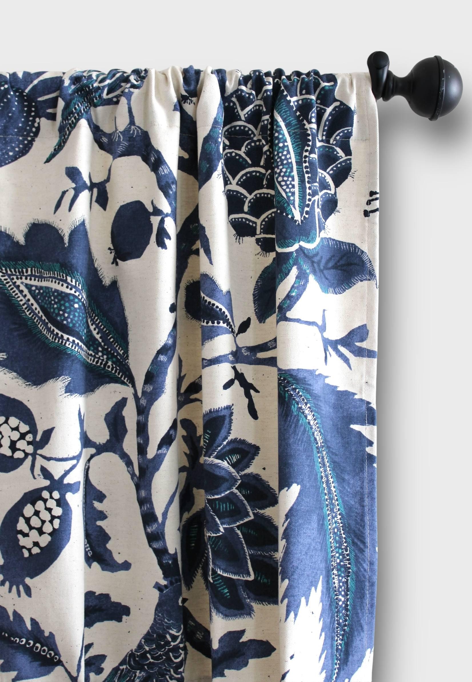 Nightingale Curtains,2 Colors, Floral Panels,drapery Window Treatments ...