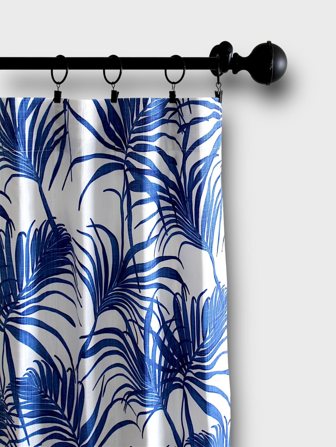 Karoo Tropical Curtains, 5 Colors,leaf Curtain Panels,drapery Window ...