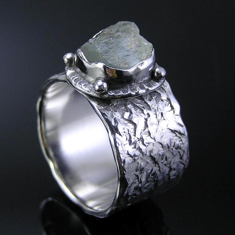 Rough Texture Ring - Etsy