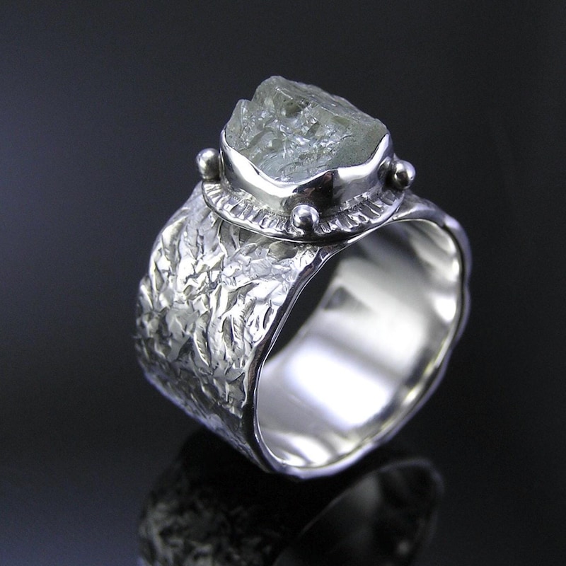 Rough Texture Ring - Etsy