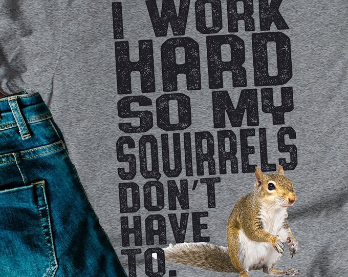 Squirrel Gifts: Funny Squirrel Unisex Shirt Sleeveless T-shirt - Etsy