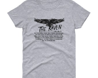 Raven tshirt | Etsy