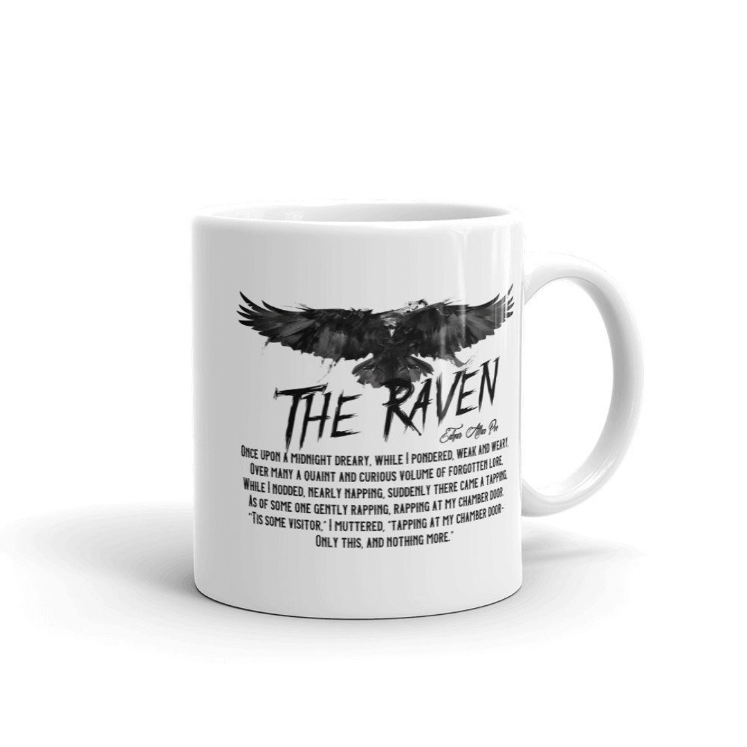 Edgar Allan Poe Classic Poem About the Raven Coffee Mug - Etsy