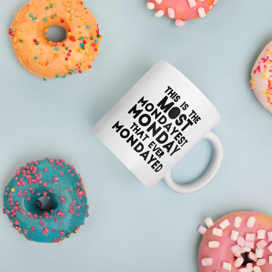 Personalized Most Mondayest Monday Printed Coffee Mug Custom - Etsy