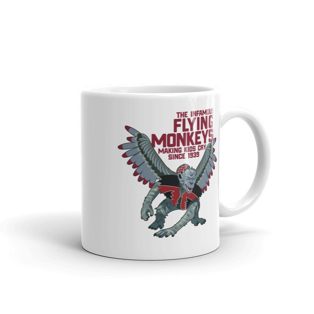 Wizard Of Oz The Wizard of Oz and Flying Monkeys Mug Wizard | Etsy