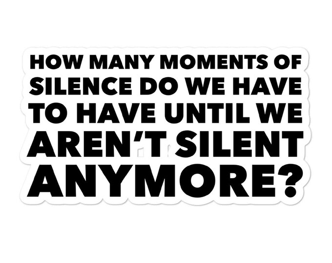 White Supremacy is Terrorism Bumper Sticker // 6”x4.5” // Protective ...