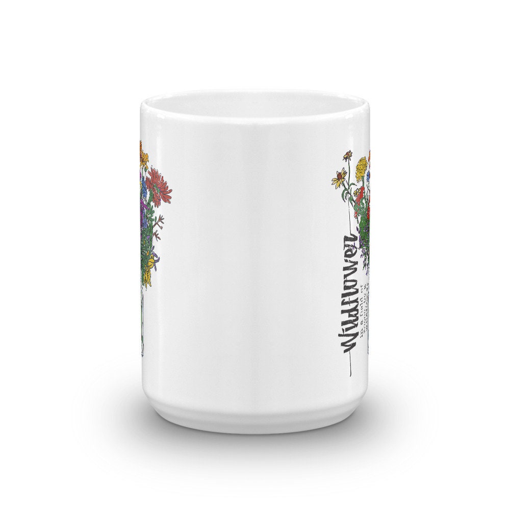 Wild Flower Coffee Mug Floral Spring Inspirational Mugs - Etsy UK
