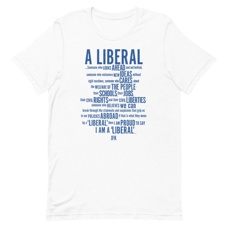 I Am a Liberal Shirt Unisex Democratic Tee Printed Short - Etsy