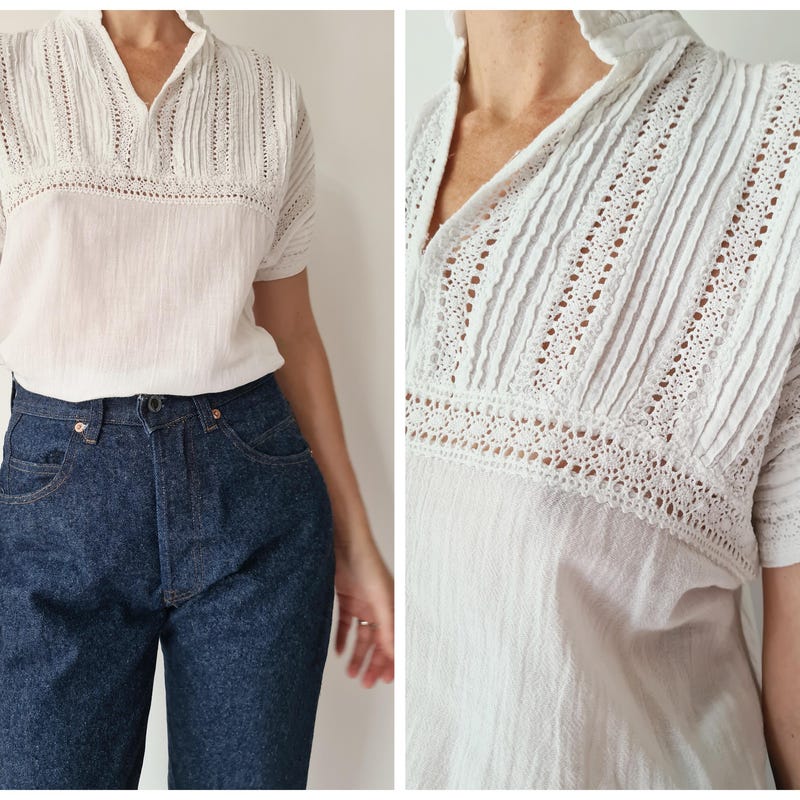 Pintucks and Lace - Etsy