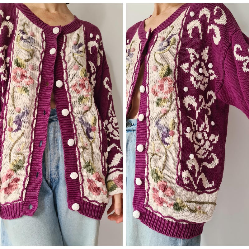 Embroidered Cardigans - Etsy
