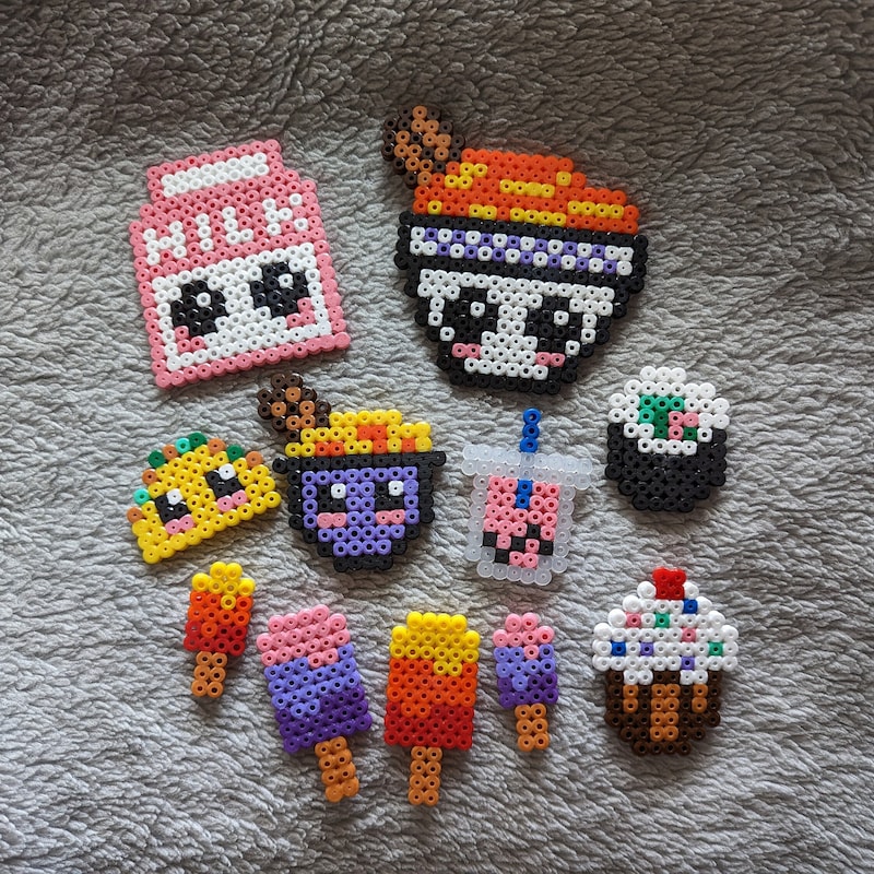 Boba Perler Bead - Etsy