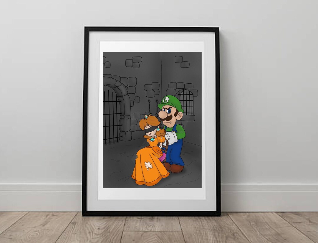 Luigi Print - Halloween Edition - Etsy