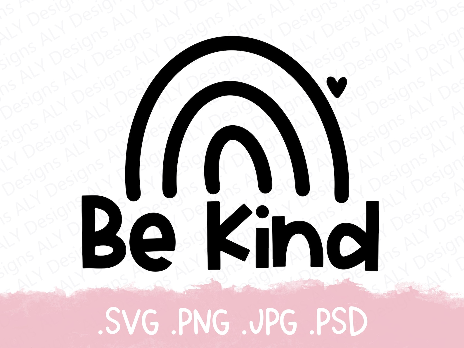 Be Kind Rainbow Instant Download SVG PNG JPG Cricut Cut File - Etsy ...
