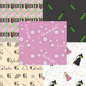 Wicked Seamless Patterns- Repeating Patterns/ Digital Paper Featuring ...