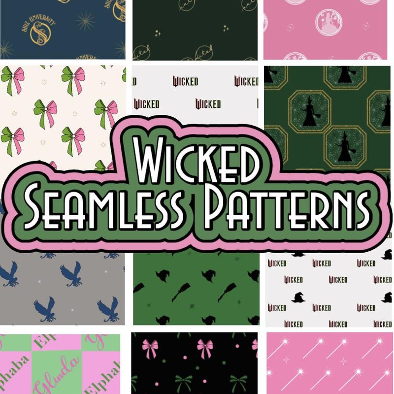 Wicked Digital Paper - Etsy