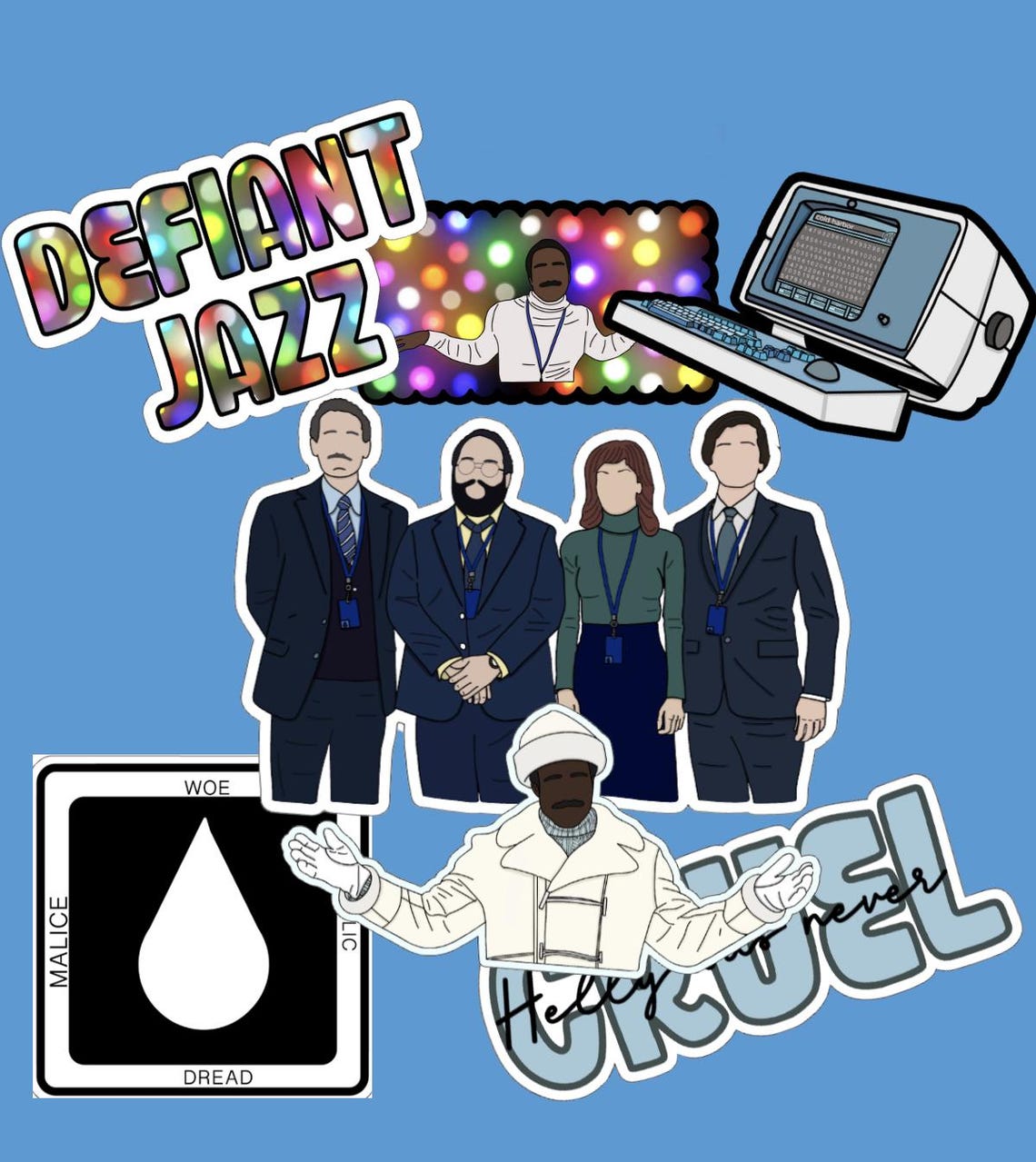 Severance Stickers- Variety Severance TV Show Stickers Featuring MDR ...