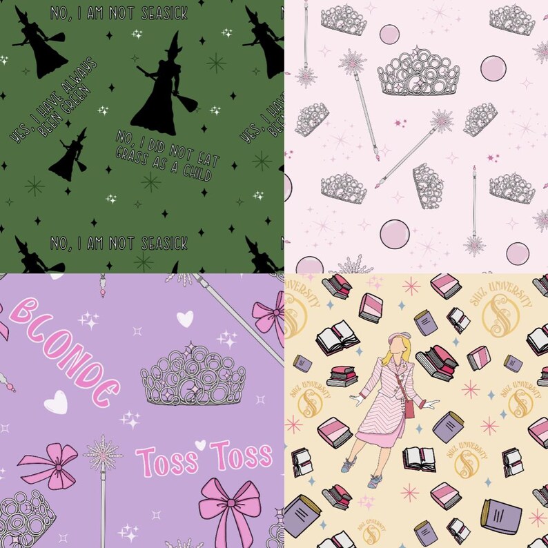 Wicked Seamless Patterns- Repeating Patterns/ Digital Paper Featuring ...