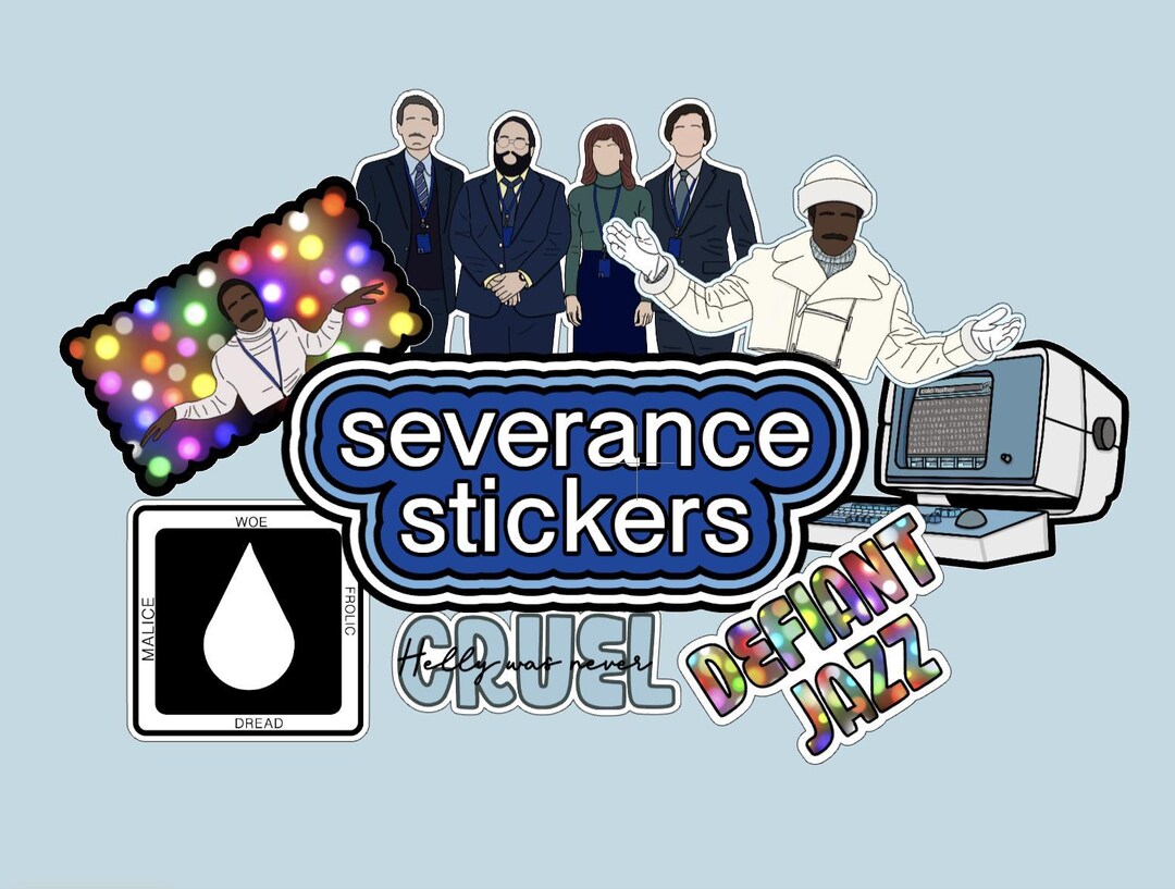 Severance Stickers- Variety Severance TV Show Stickers Featuring MDR ...