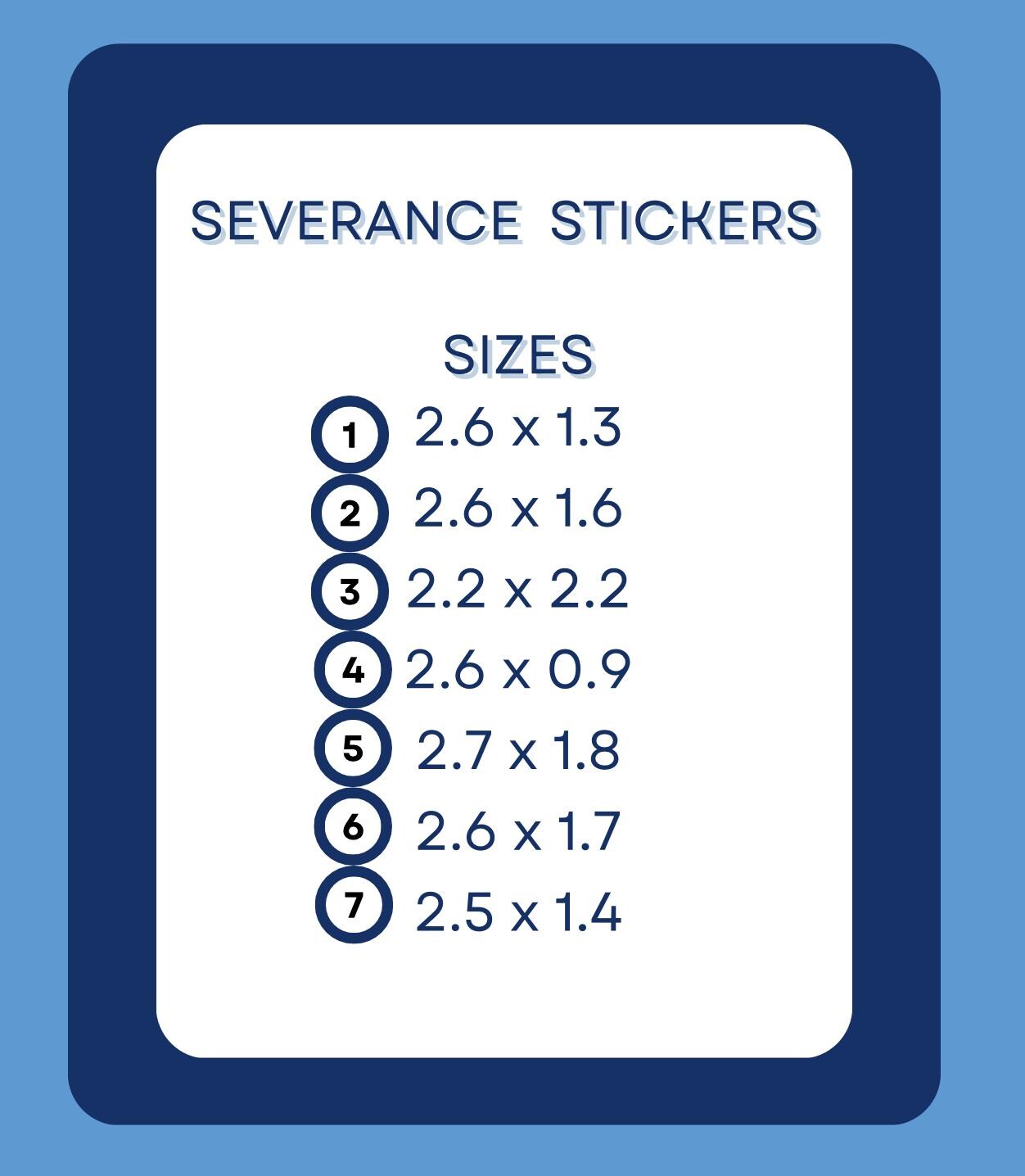 Severance Stickers- Variety Severance TV Show Stickers Featuring MDR ...