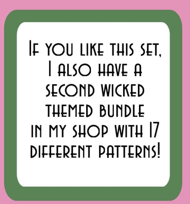 Wicked Seamless Patterns - Etsy