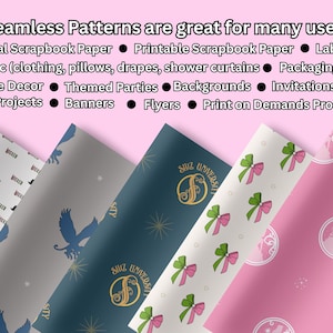 Wicked Seamless Patterns-repeating -digital Paper -movie Broadway ...