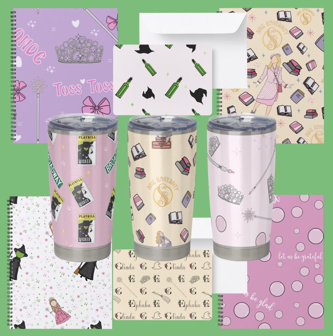 Wicked Seamless Patterns- Repeating Patterns/ Digital Paper Featuring ...