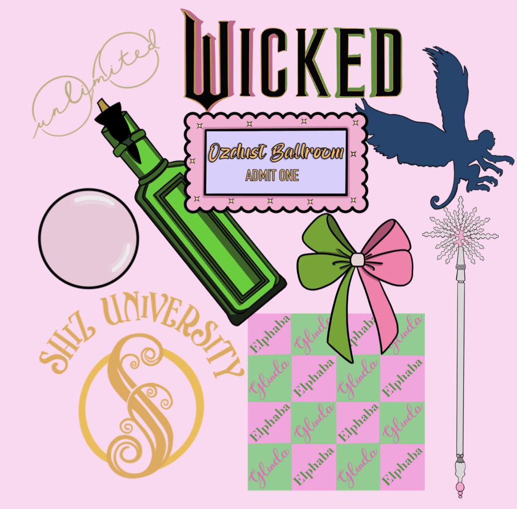 Wicked Clip Art/ Wicked Movie Clip Art Graphics Including Glinda ...