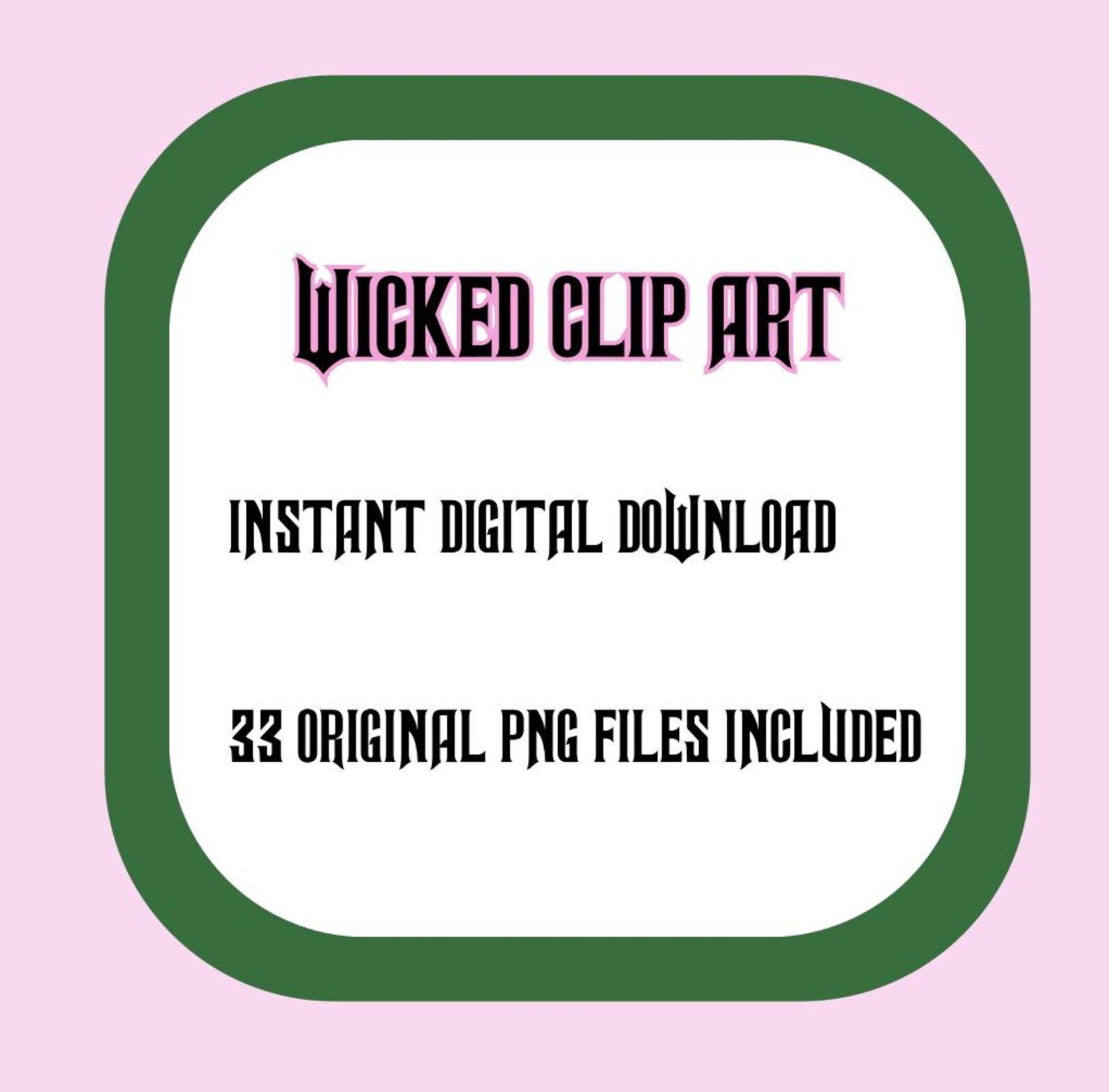 Wicked Clip Art/ Wicked Movie Clip Art Graphics Including Glinda ...
