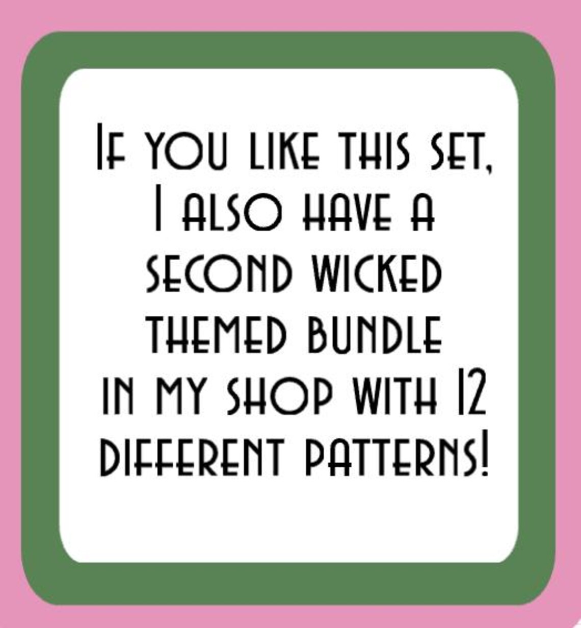 Wicked Seamless Patterns- Repeating Patterns/ Digital Paper Featuring ...