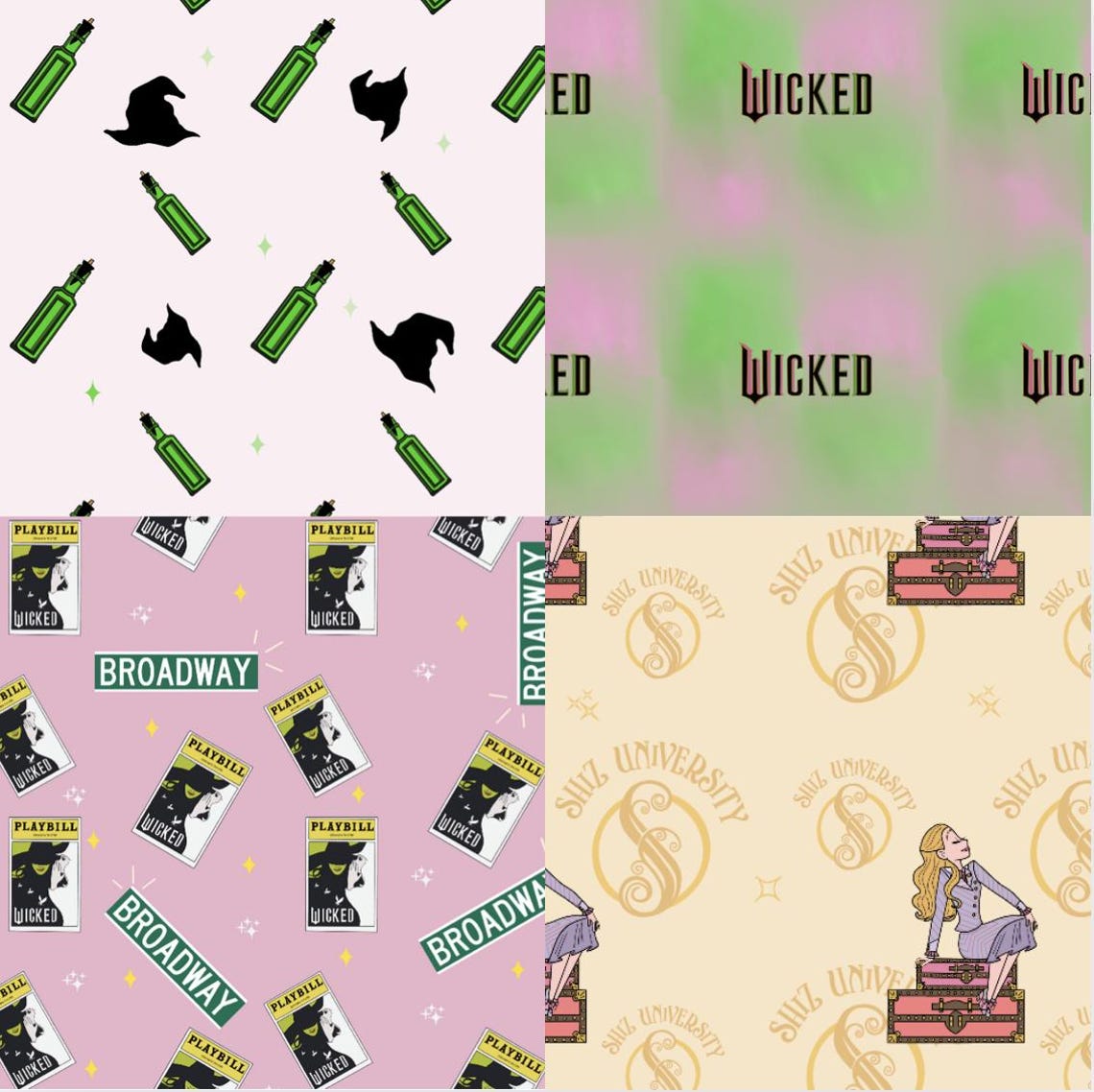 Wicked Seamless Patterns- Repeating Patterns/ Digital Paper Featuring ...