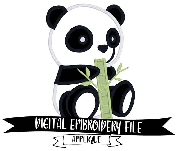 Bamboo Panda Embroidery