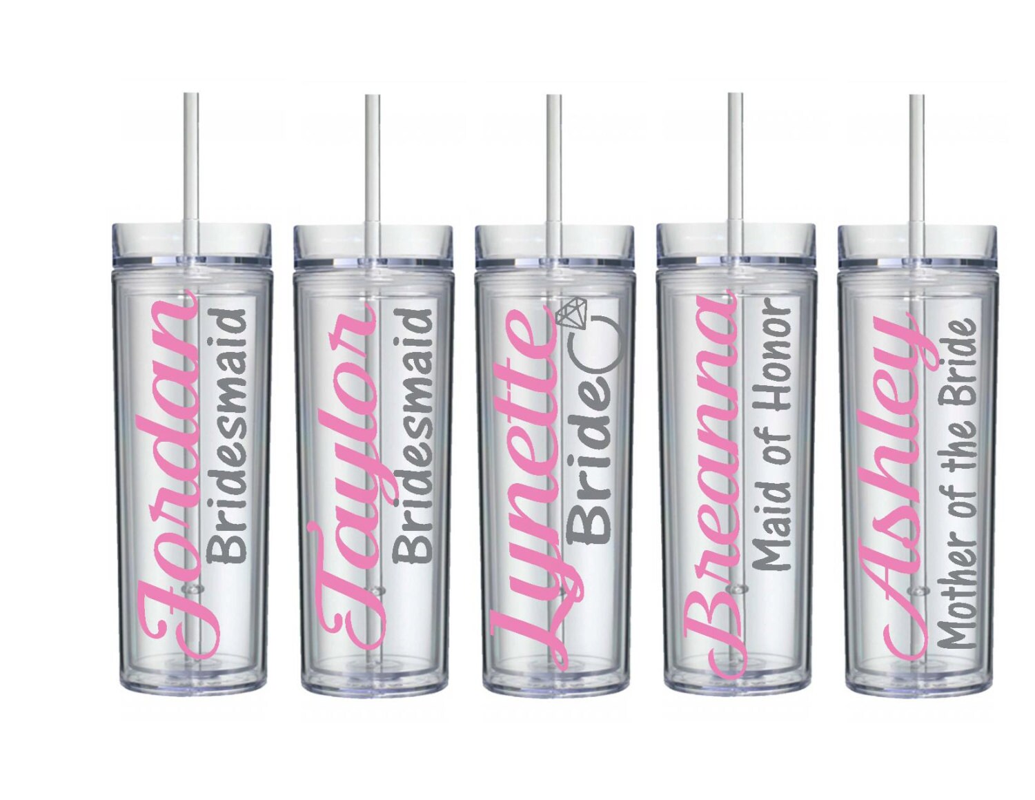 Customized Tumblers Personalized Tumblers Bridesmaid | Etsy