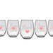 Team Bride Stemless Wine Glasses, Bridal Party Wine Glasses, Stemless ...