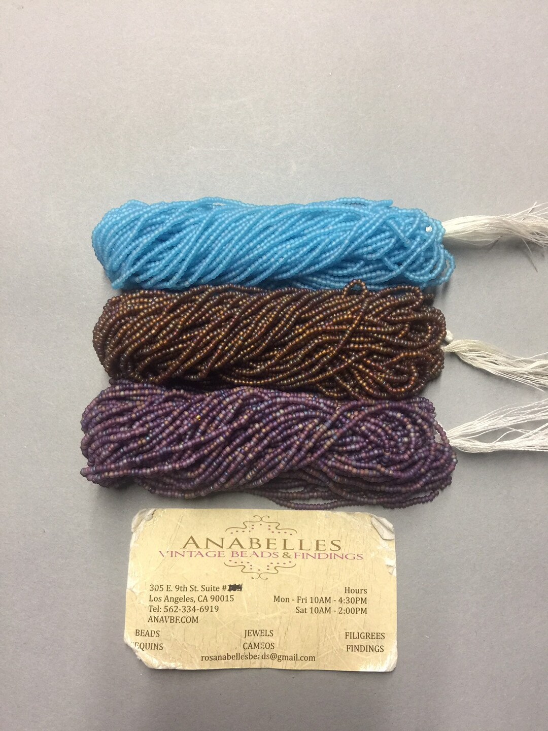 Seed Beads. NOS. 11/0 MATT COLORS. Sold by Bunch of 12 Strands. - Etsy