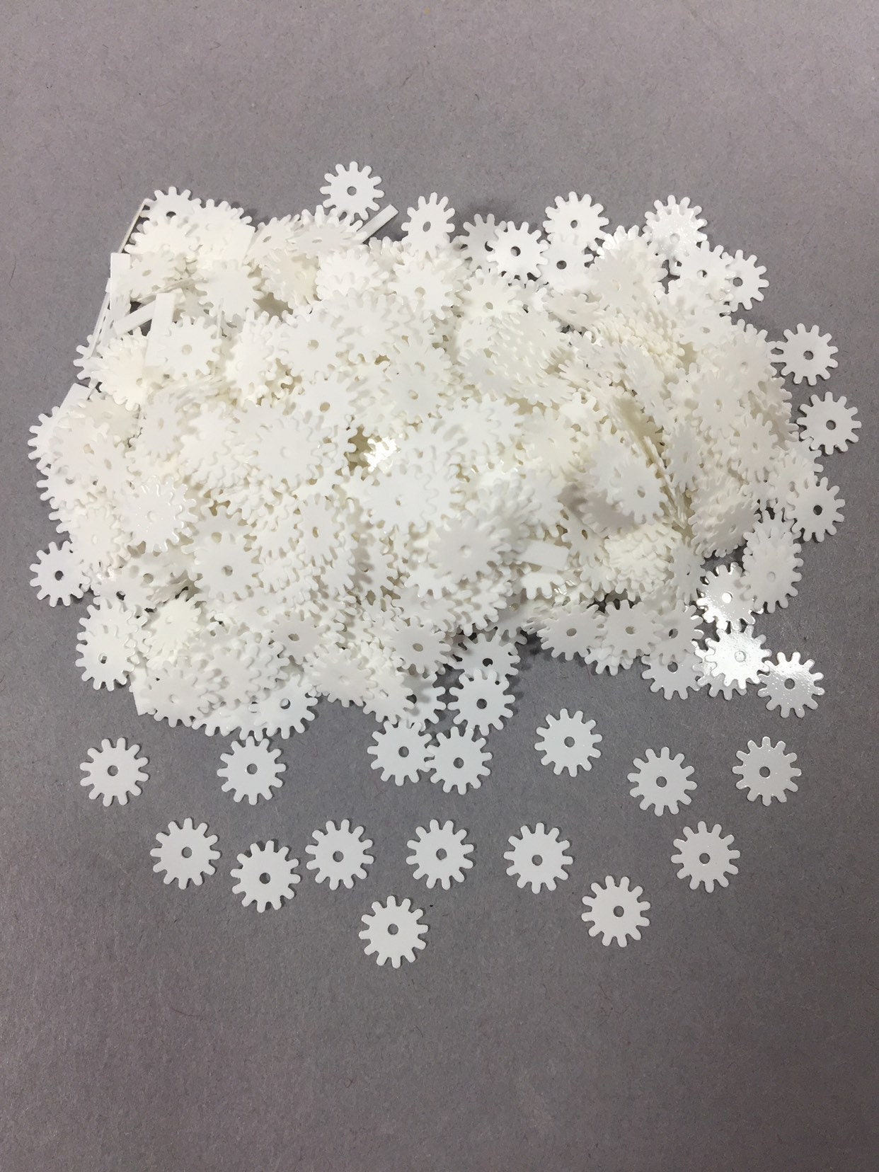 Sequin. NOS. 6mm Cog Wheel Sequins. Vintage Sequins. Sold by - Etsy