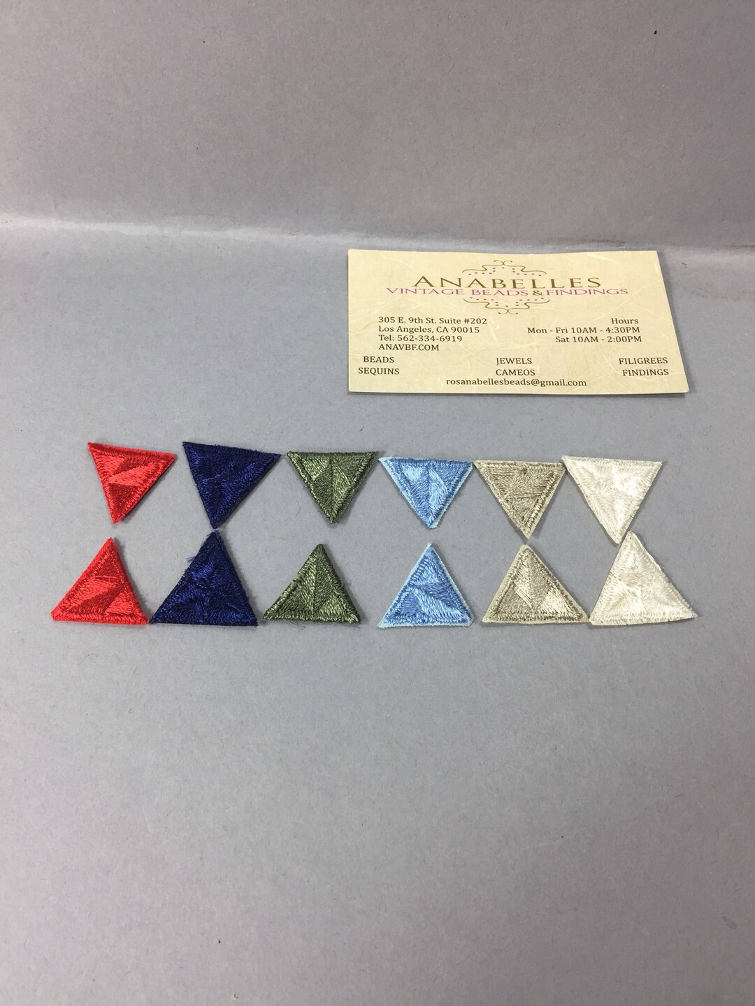 Patches. NOS. Vintage Patch Triangles. Sold by Lots of 12 - Etsy