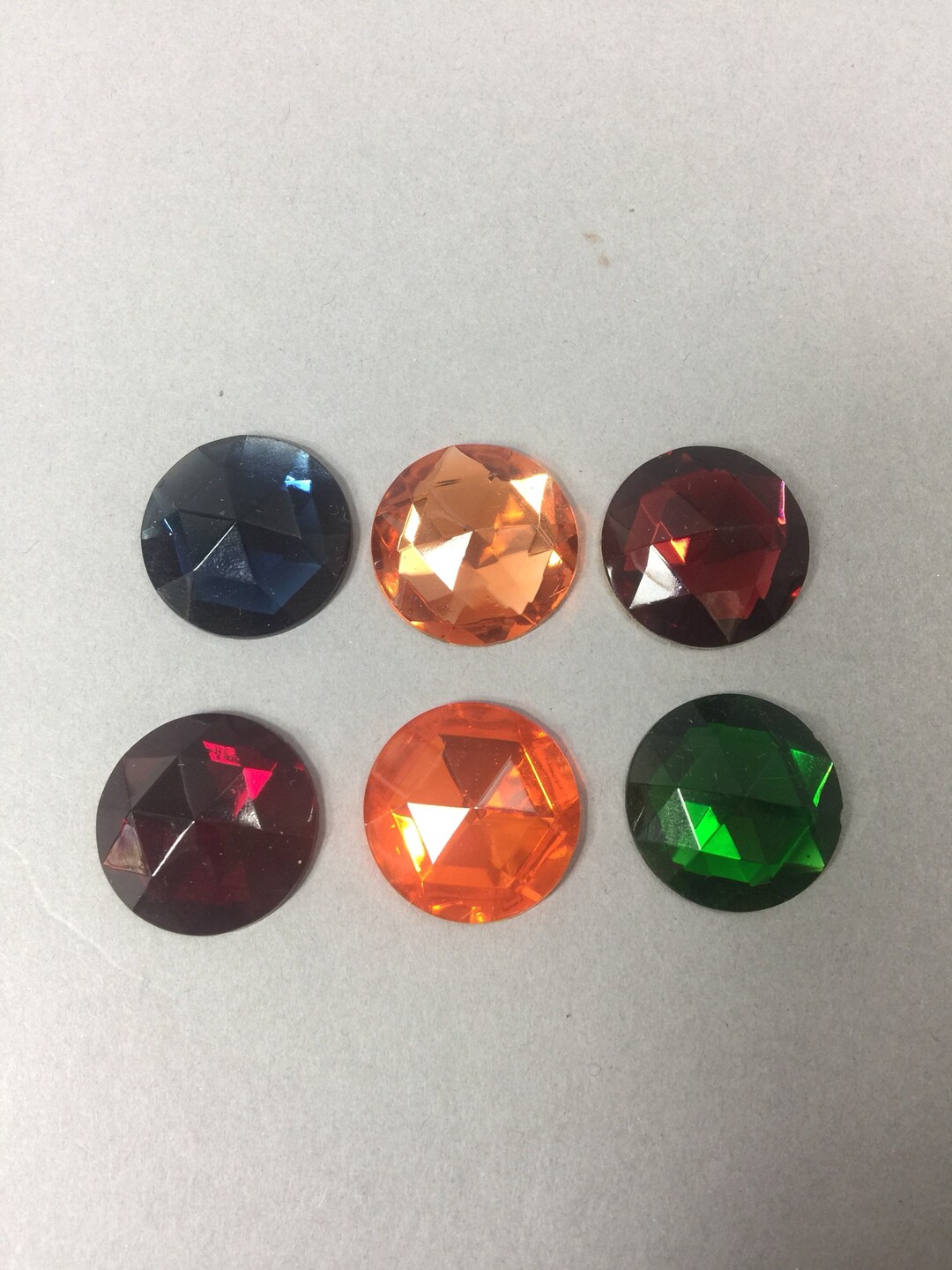 Vintage Glass Jewels. NOS. 25mm. Sold by Lots of 6 Pieces. - Etsy