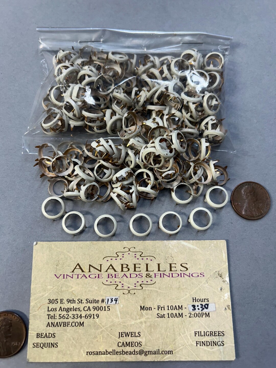 Rim Settings. NOS. 42-SS (9mm) Sold by Lots of 144 Pieces, (1 Gross) - Etsy