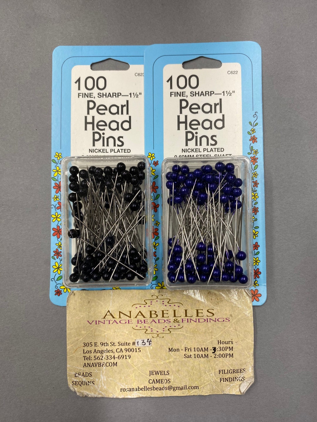 Round Pearl Head Pins. 100 Pcs Pack. - Etsy