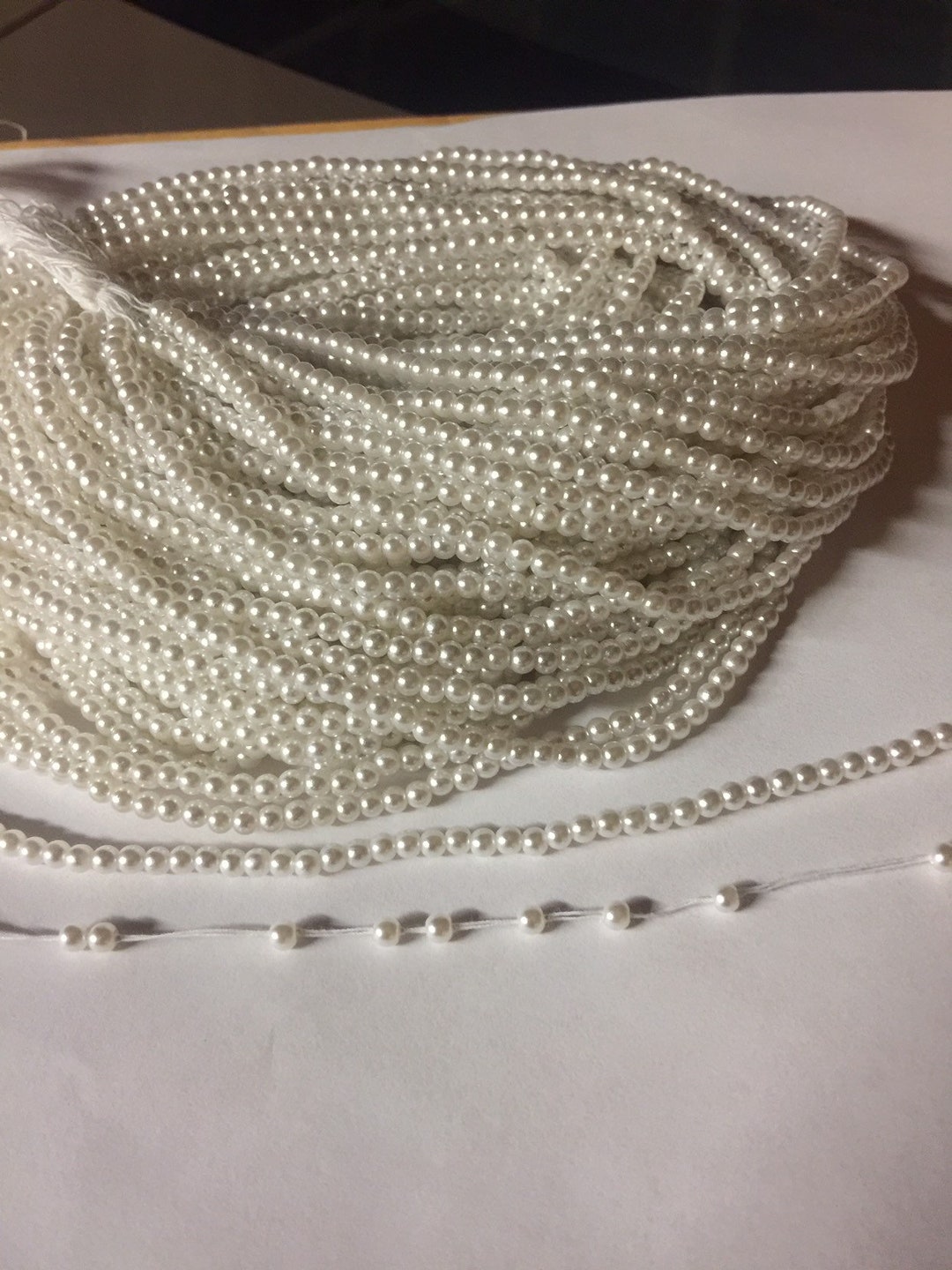 Pearls Beads. NOS. Japanese Simulated Pearls. Sold by Strand. - Etsy