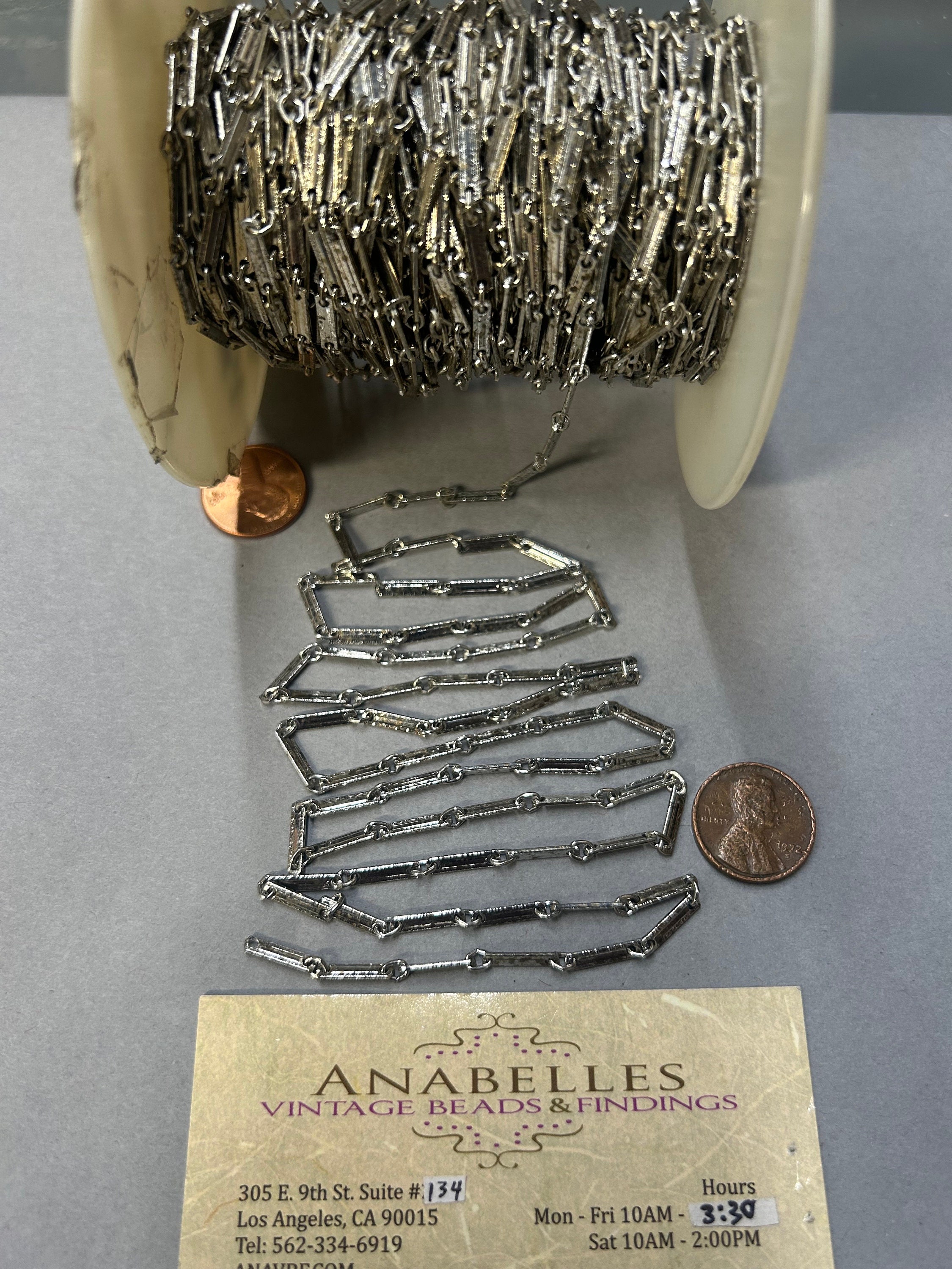 Vintage Chain. NOS. Bar Chains. Sold by Lots of 3 Ft. - Etsy