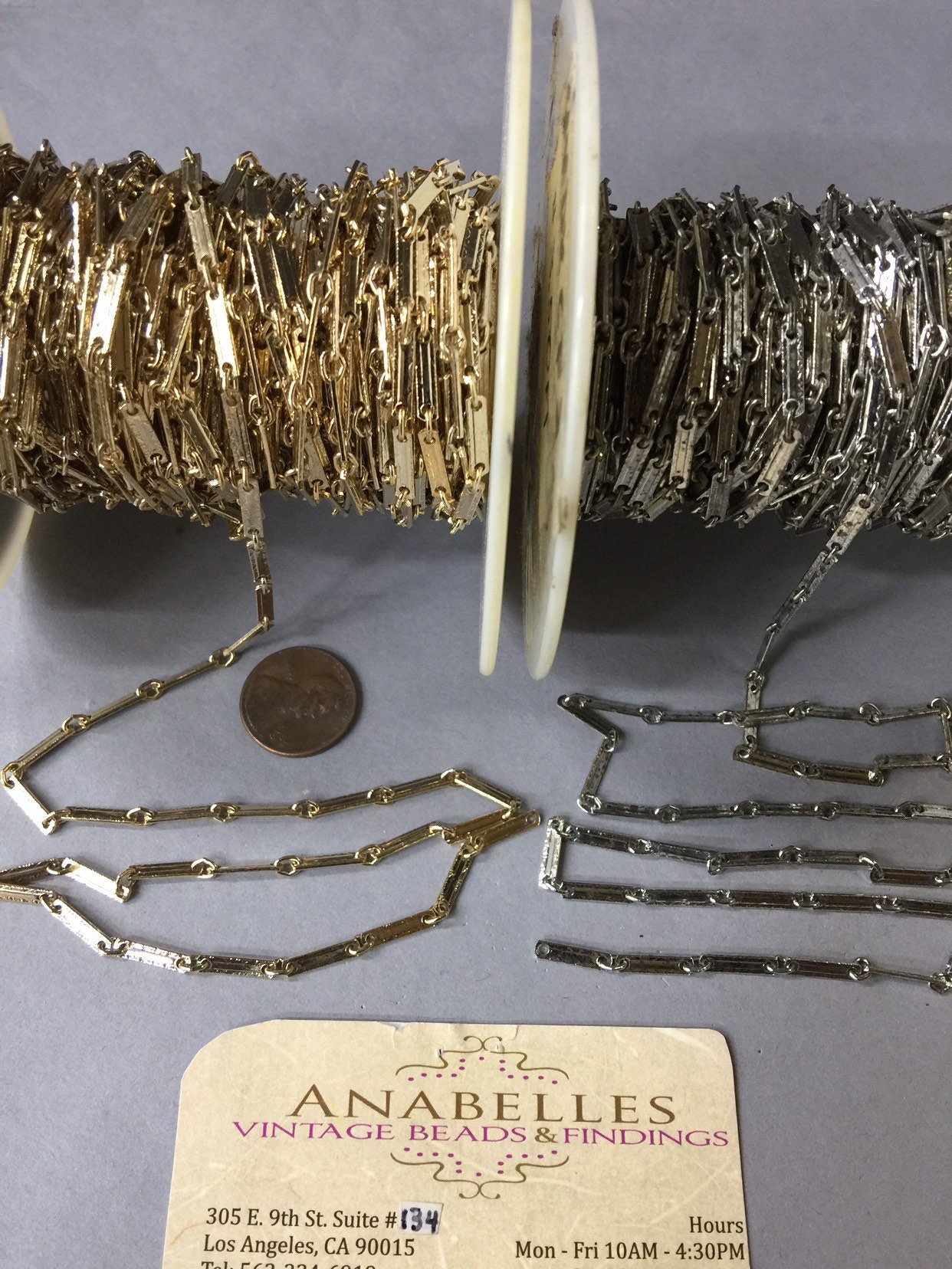 Vintage Chain. NOS. Bar Chains. Sold by Lots of 3 Ft. - Etsy