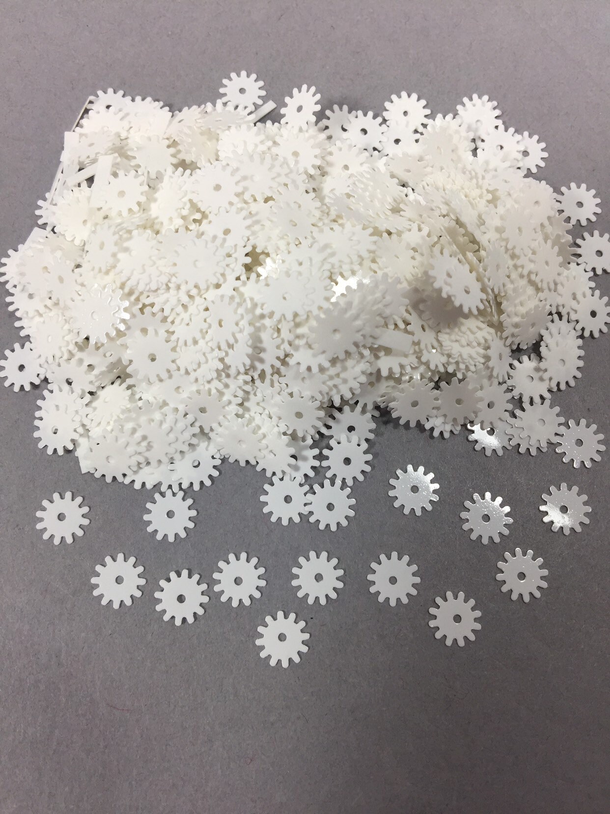 Sequin. NOS. 6mm Cog Wheel Sequins. Vintage Sequins. Sold by | Etsy