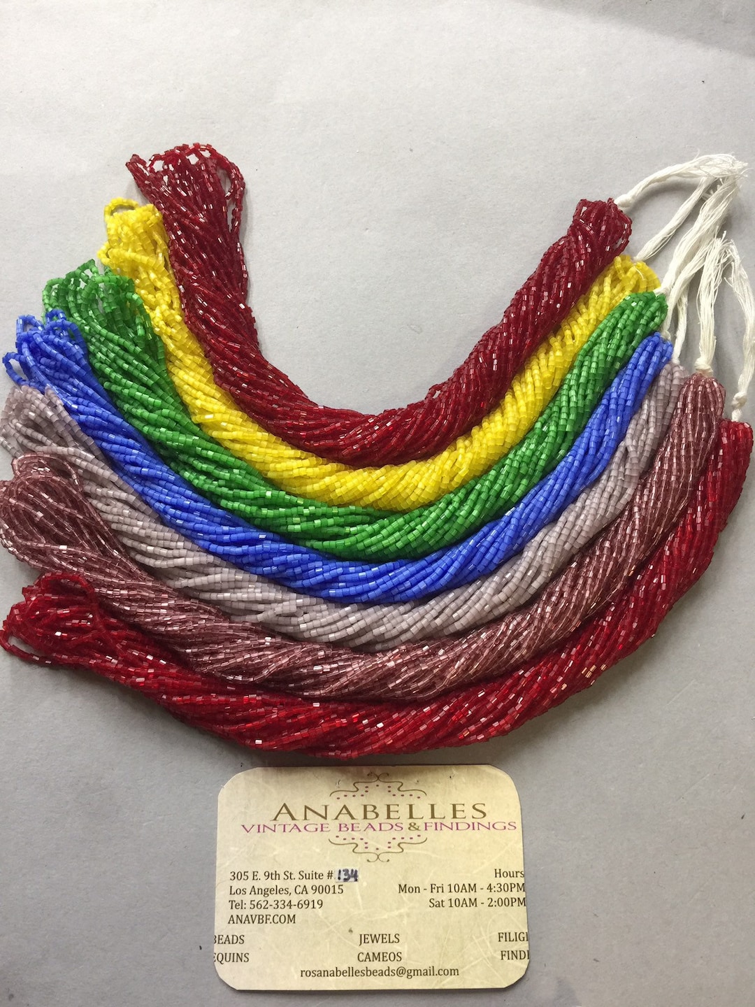 Czech Beads. 11/0 2 Cut Glass Seed Beads. Sold by Bunch of 12 Strands ...