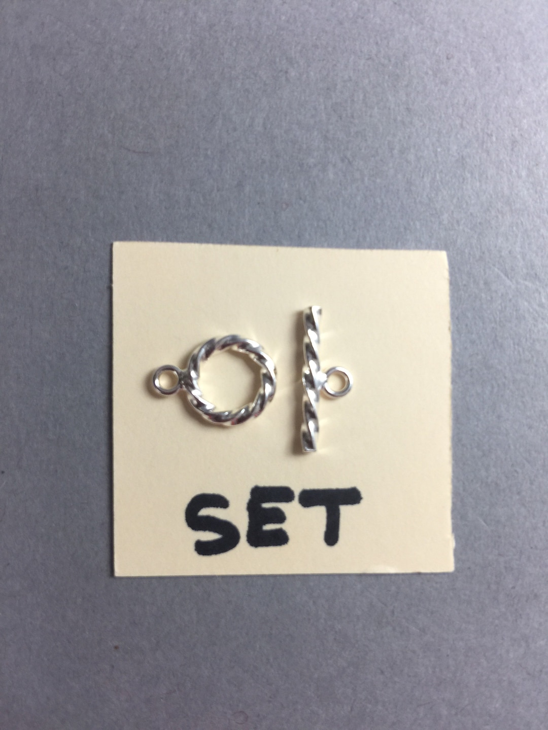 Metal Findings. NOS. Lovely Sterling Silver Toggles. Silver Clasps ...