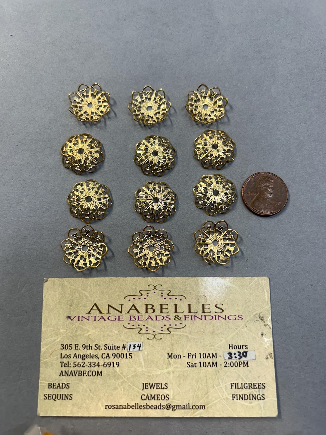 Vintage Bead Cups. NOS. 18mm. Sold by Lots of 12 Pieces. - Etsy