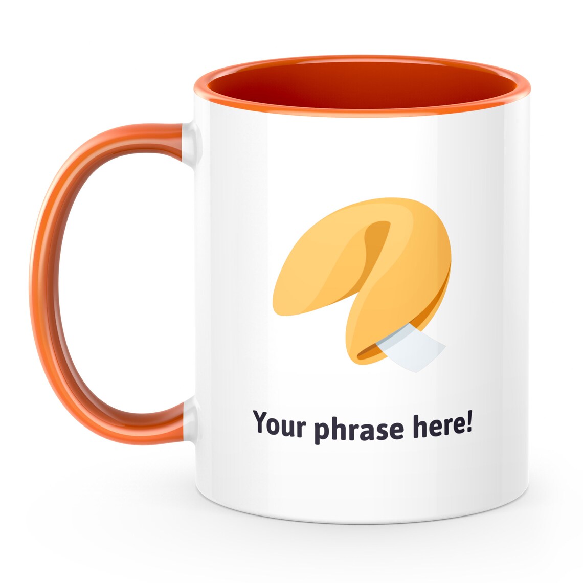Personalised Emoji Mug Featuring Fortune Cookie Emoji - Etsy