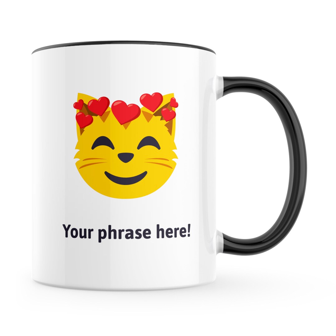 Personalised Emoji Mug Featuring Catmoji 3916 Emoji - Etsy