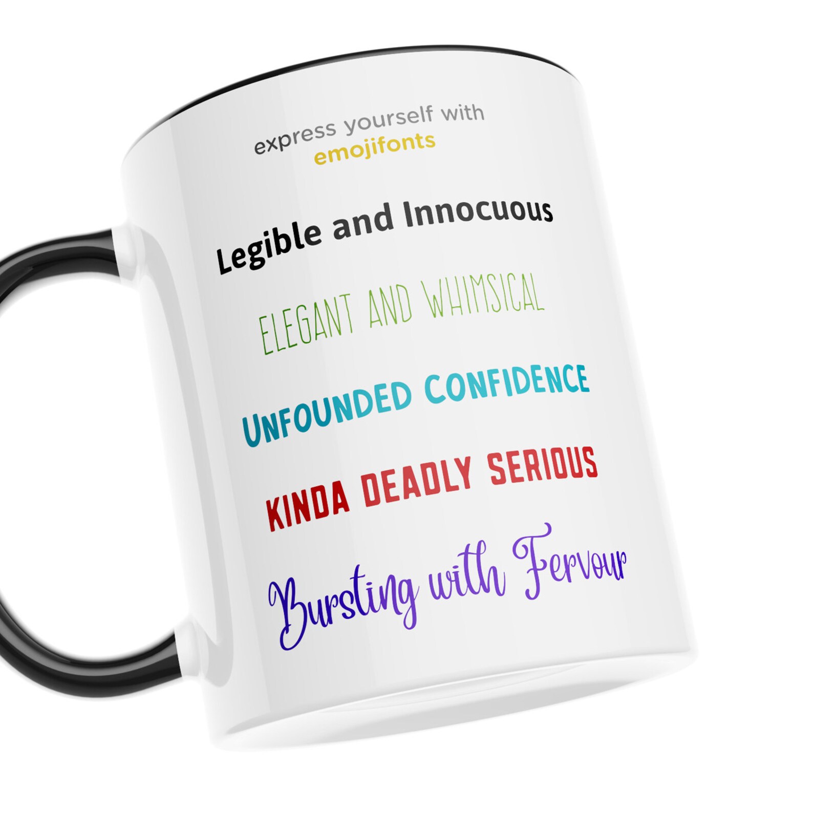 Personalised Emoji Mug Featuring Fortune Cookie Emoji - Etsy