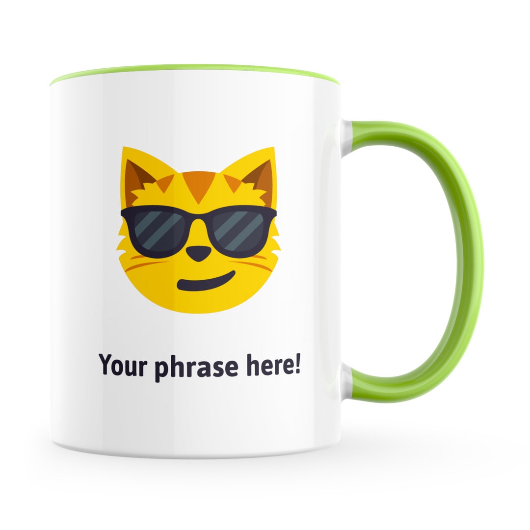Personalised Emoji Mug Featuring Catmoji 3900 Emoji - Etsy UK